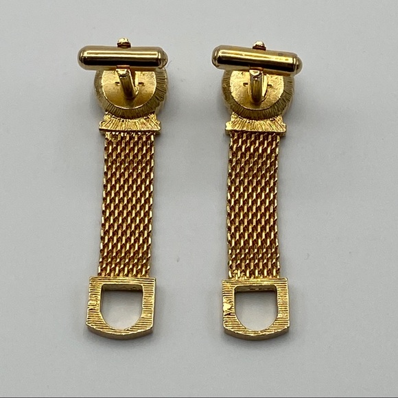 SWANK | Accessories | Vintage Swank Gold Amber Cufflinks | Poshmark
